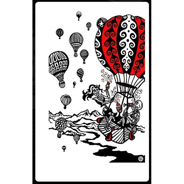 LOS MUERTOS LOS MUERTOS NC - TARJETA DE NOTAS DE GLOBO FIESTA BALLON ...