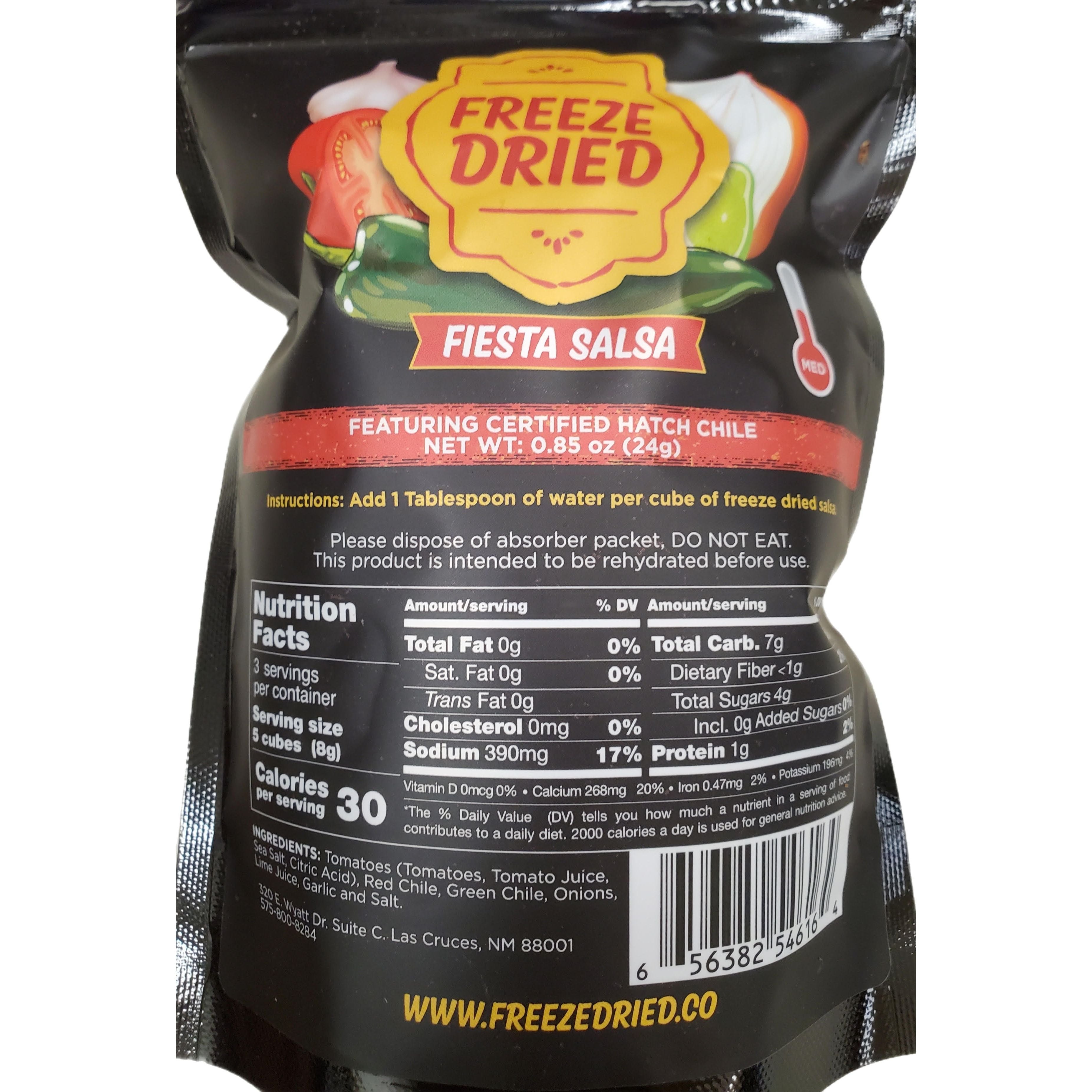 Freeze dried Fiesta Salsa – #1 Ranked New Mexico Salsa & Chile Powder ...